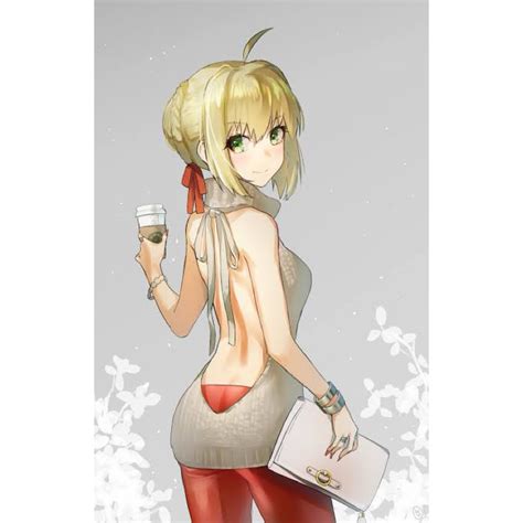 Jual Nero Claudius Fgo Fate Extella Virgin Killer Sweater Sexy Outfit