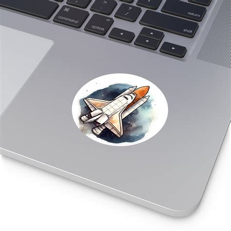 Space Shuttle Sticker Spaceship Sticker Sticker For Laptop Sticker
