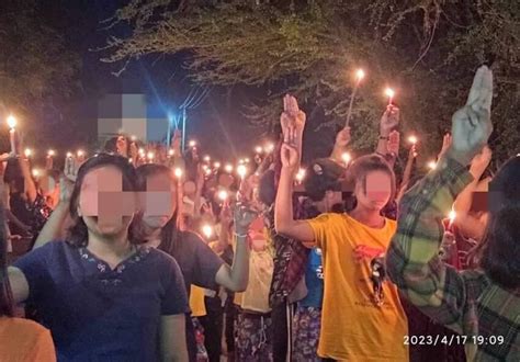 မြိုင်မြို့နယ် သပိတ် စစ်ကြောင်းက ဖက်ဆစ် စစ်တပ် တော်လှန်ရေး ညသပိတ် ပ