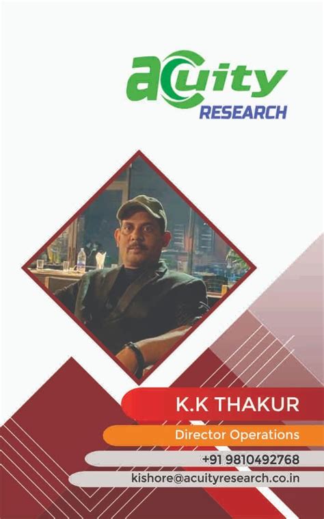 K K Thakur On Linkedin Marketresearch Healthcare Research B2b Datacollection Fieldwork…
