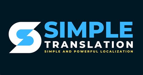 Simple Translation Localization Unity Asset Store