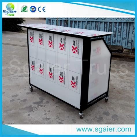 Portable Pp Board Bar With Wine Rack And Aluminum Frame Aluminum Bar