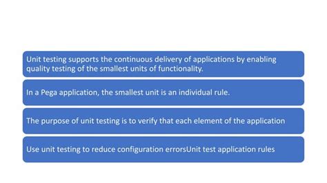 Pega Unit Testing Ppt