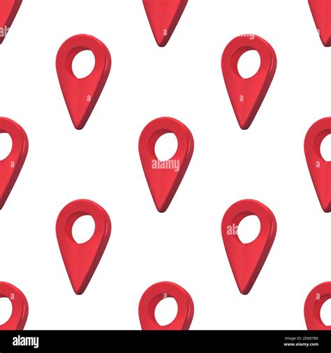 Map Pin Icon Seamless Pattern Navigation Pointer Location Map Gps Direction Place