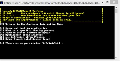 Hook Analyzer Malware Analysis And Cyber Intelligence Tools Toolwar Information