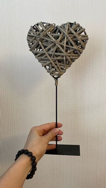 Интерьерное сердечко, основание металлическое, устойчивое Старт 350 ...