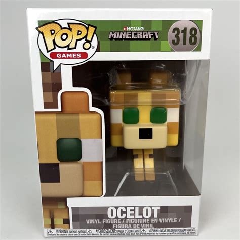 Funko Pop Vinyl Minecraft Tuxedo Cat Chase 318 For Sale Online Ebay