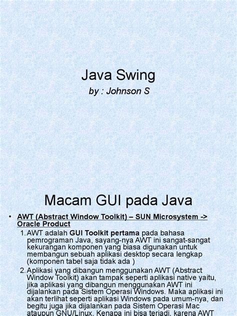 2 Gui Swing Event N Frame Pdf