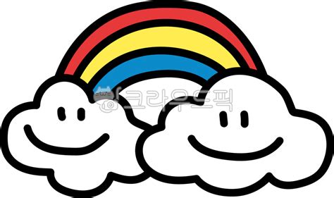 무지개 무지개그림 날씨 그림 무지개일러스트 사진 이미지 일러스트 캘리그라피 심실장작가