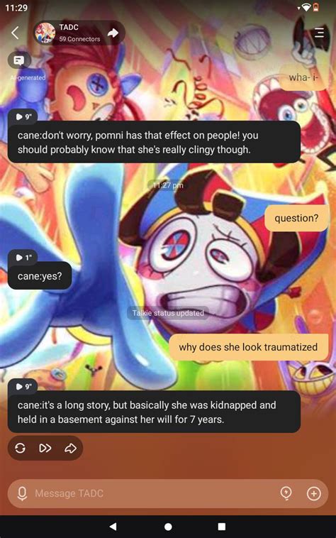 Chat With TADC Text Or Voice Enjoy AI Chat Free Safe