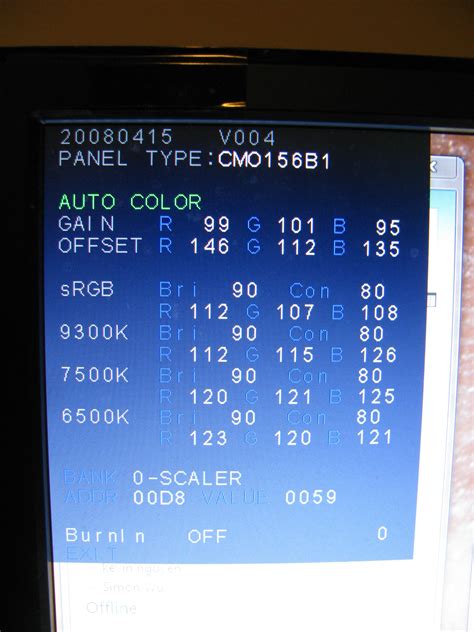 LCD Monitor Service Factory Menus Gough S Tech Zone