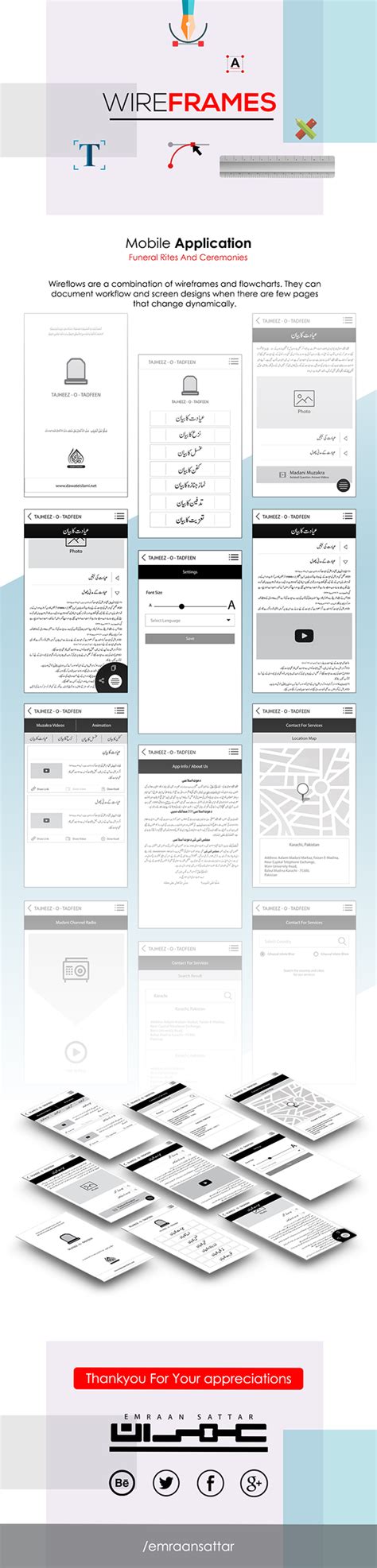 UX App Flow On Behance