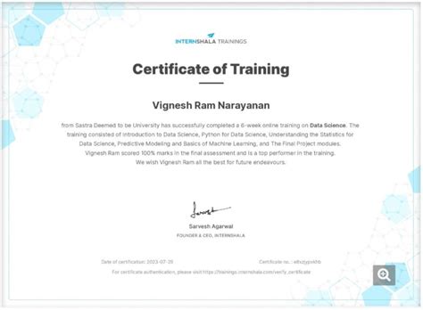 Vignesh Ram Narayanan On Linkedin Datascience Learning Newskills