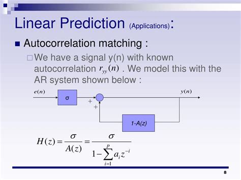 PPT Linear Prediction PowerPoint Presentation Free Download ID