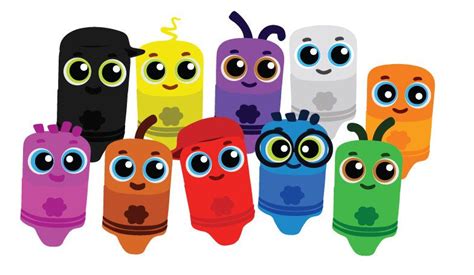 Color Crew Learn Colors With Cartoon Crayons Color Cognition Artofit