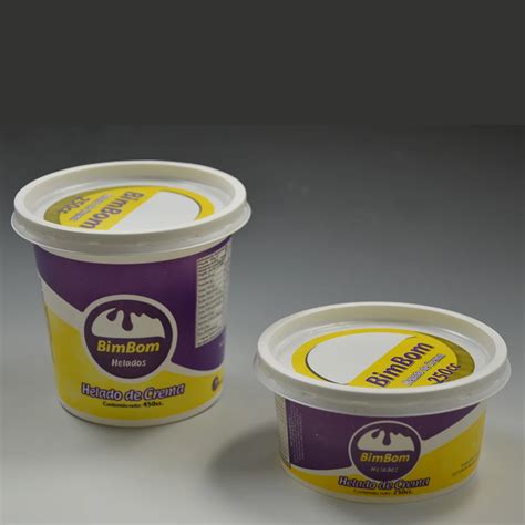 5l 아이스크림 포장 용기 식품 배달 용기 생분해 성 일회용