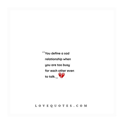A Sad Relationship Love Quotes