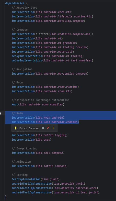 Kotlin Project 초성마켓 클린 아키텍처 적용 Di