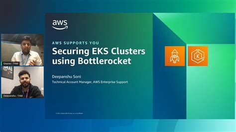 Aws Supports You Securing Eks Clusters Using Bottlerocket Youtube