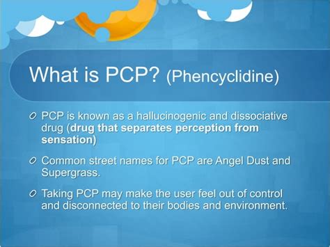 Pcp Pptx Illegal Drugs Tobacco Ecigarettes Vaping Alcohol Sensitive Topics