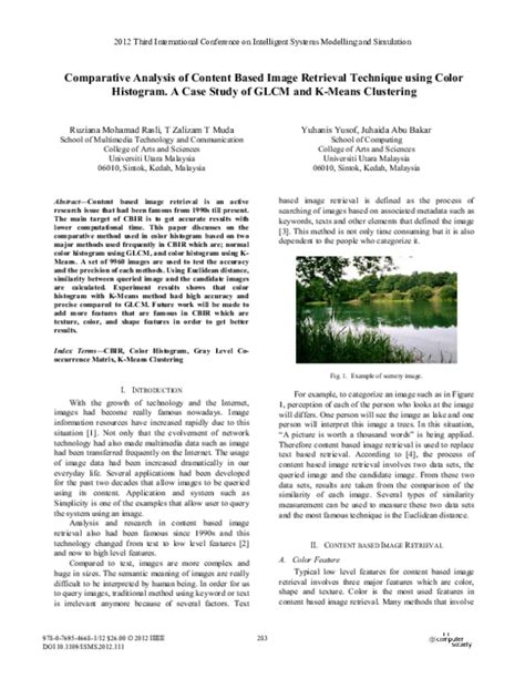 Pdf Comparative Analysis Of Content Based Image Retrieval Techniques
