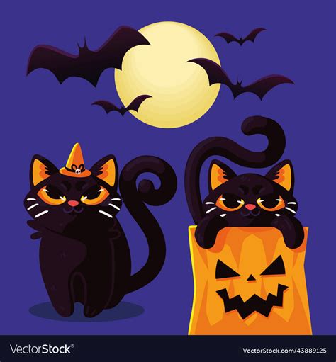 Halloween Creepy Pumpkin Royalty Free Vector Image