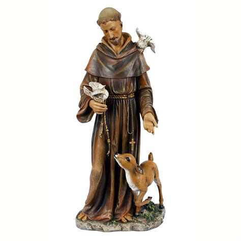 St Francis Of Assisi Concrete Statue At Erin Mackenzie Blog