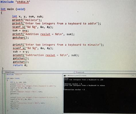 Solved Using These Two Example C Codes Below