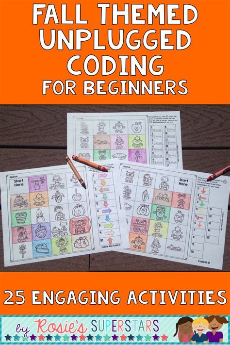 Fall Coding Activities For Beginners Elementary Teaching Resources