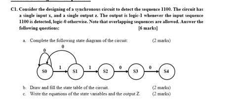 Solved Cl Consider The Designing Of A Synchronous Circuit
