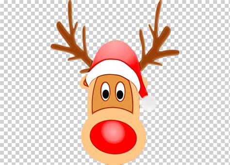 ซานตาคลอส สีน้ำ สี หมึกเปียก รูดอล์ฟ กวางเรนเดียร์ กวางเรนเดียร์ซานตาคลอส การ์ตูน Png