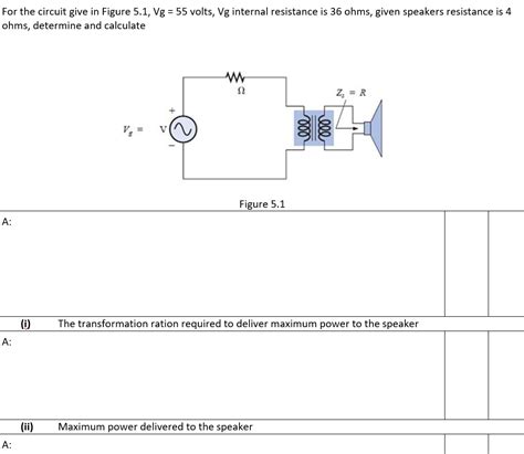 Solved For The Circuit Give In Figure Vg Volts Vg Chegg Com