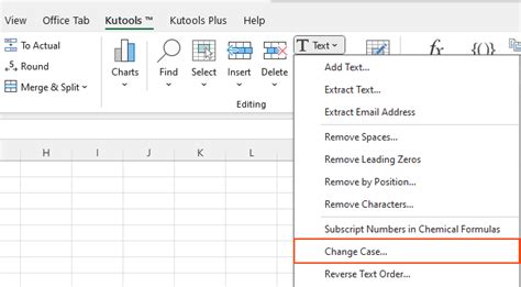 How To Change Case Of Text In Excel