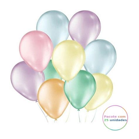 Comprar Balão Bexiga São Roque Candy 9 Polegadas C25 Tons Pastéis