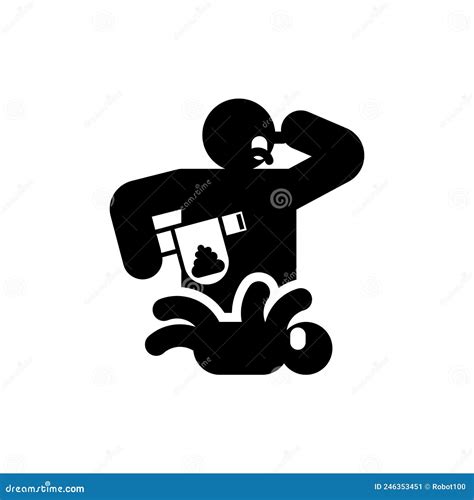 Change Diaper Icon Restroom Sign Baby S Clean And Dirty Diaper Cartoon Vector Cartoondealer