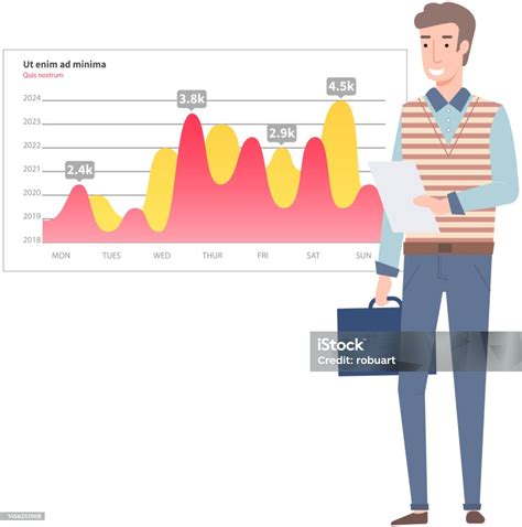 인간은 데이터로 디지털 보고서를 분석합니다 통계 지표 및 그래픽 정보 시각화 개발에 대한 스톡 벡터 아트 및 기타 이미지 개발 검색 검색 엔진 Istock