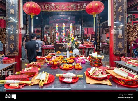 Kuala Lumpur Malaysia Feb 16 2025 The Vibrant Sin Sze Si Ya Temple