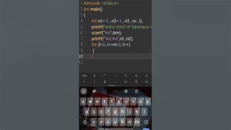 Fabonacci Series By For Loop Basics Of Programming Coding