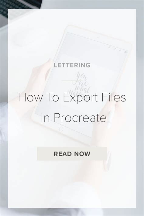 How To Export Your Files In Procreate Cate Shaner Blog Lettering Tutorial Ipad Lettering
