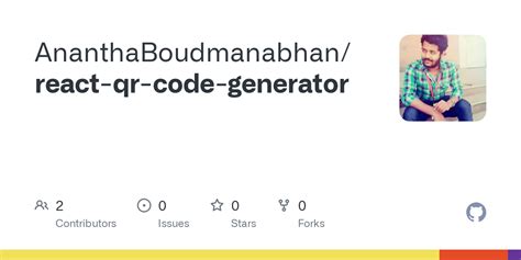 Github Ananthaboudmanabhanreact Qr Code Generator