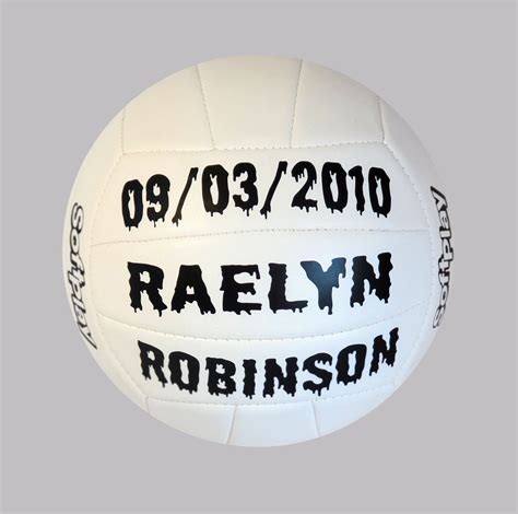 Customized Personalized Wilson Soft Play Volleyball Official Size