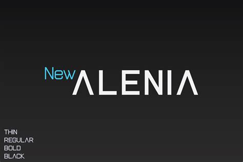 New Alenia Windows Font Free For Personal