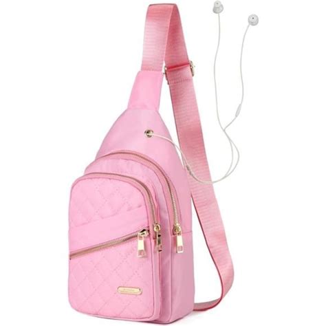 Bags Chest Bag Daypack Crossbody For Travel Sport Pink Poshmark