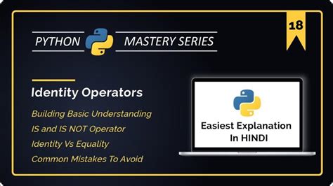 Amar Jyoti On Linkedin Master Python Identity Operators In Depth And