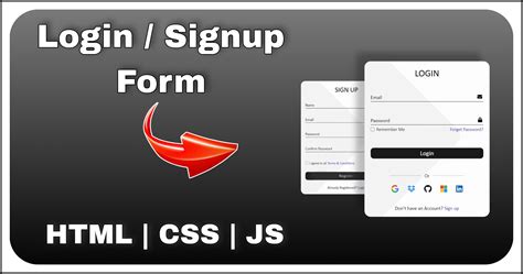 Login And Signup Form Using Html Css Js — Smart Ui Studio