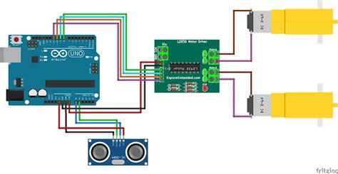 Arduino Obstacle Avoiding Robot L293d Robo Shield