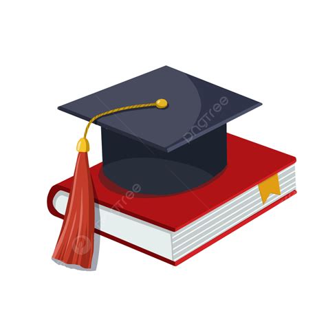 핸드 드로잉 졸업 시즌 검은색 학사 모자 책 일러스트 학사모 손으로 그린 졸업 시즌 학사모 Png 일러스트 및 Psd 이미지 무료 다운로드 Pngtree