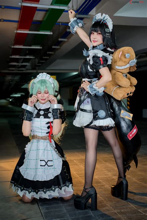 Zinieq Cosplayer And Tiny Asa Tiny Asababy Cosplay Corin Wickes And Ellen Joe Honkai