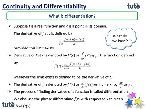 Continuity And Differentiability Differentiation Introduction Chain