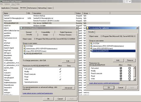Database Backup Error 3 Terminals And Server V5 Question Sambaclub